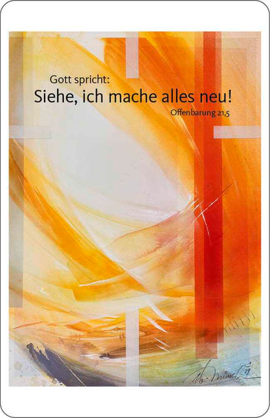 Gott spricht: Siehe, ich mache alles neu (10 Kalender-Karten)