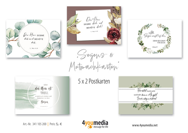 Segens- & Mutmachkarten (Postkartenbuch)